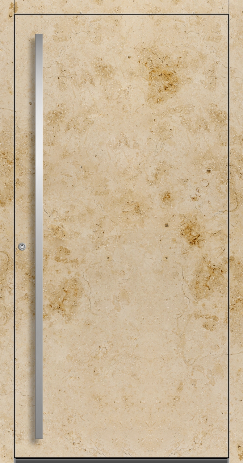 Stein-Aluminium Haustür "VALERIA" 83 mm RC2 JURA MARMOR